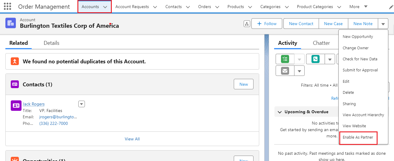 How to create Partner Account in Salesforce?