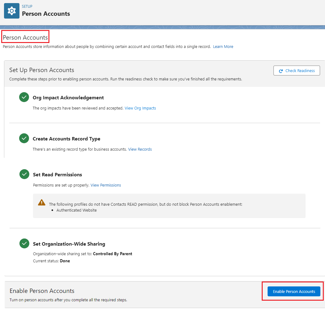 Person Account in Salesforce