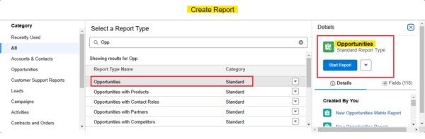 How to Create Joined Reports in Salesforce: