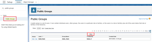 Understanding Public Groups in Salesforce