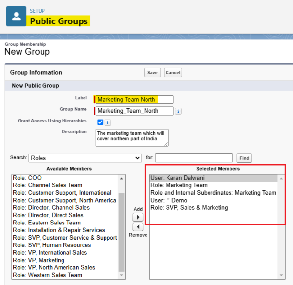 Understanding Public Groups in Salesforce