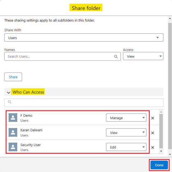 How to Share Lightning Report Folders in Salesforce