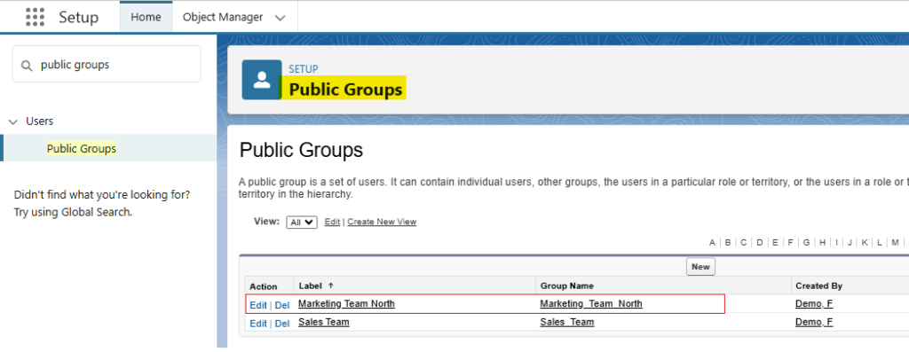 Understanding Public Groups in Salesforce