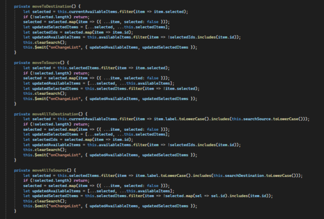 Creating a Dual List Box Component in Vue.js / Blogs / Perficient