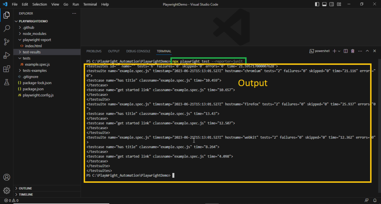 Playwright Built-in Reporter / Blogs / Perficient