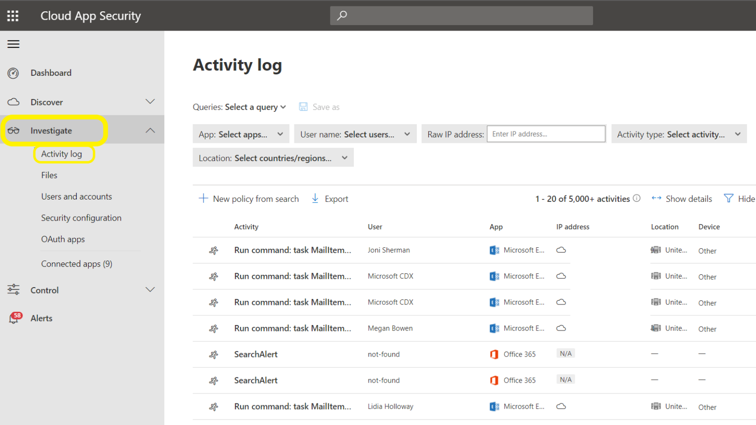 How to Save Queries in Microsoft Cloud App Security (MCAS)