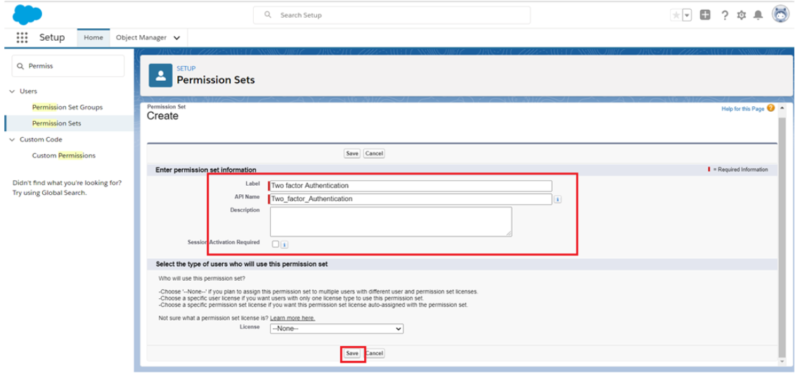 Implementation of Multi-Factor Authentication (MFA) in Salesforce
