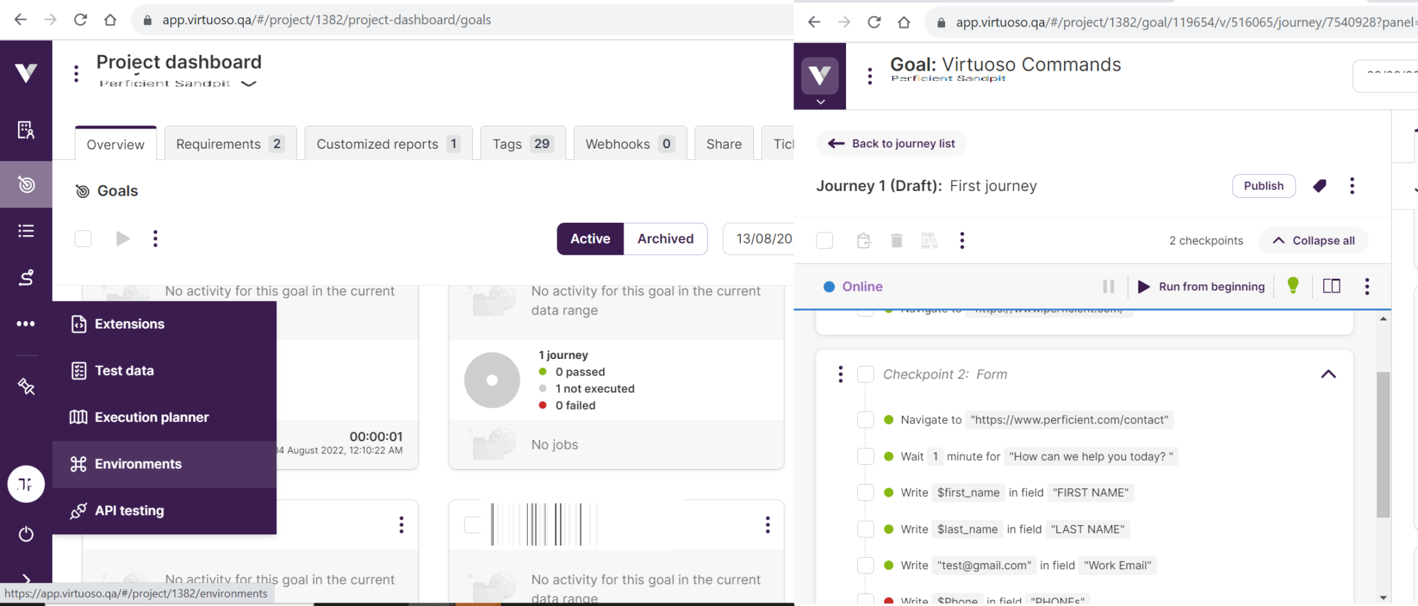 Creating, Managing and Sharing Projects in Virtuoso / Blogs / Perficient