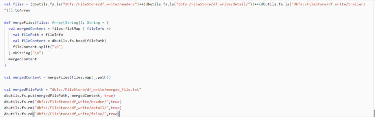 Apache Spark: Merging Files using Databricks / Blogs / Perficient