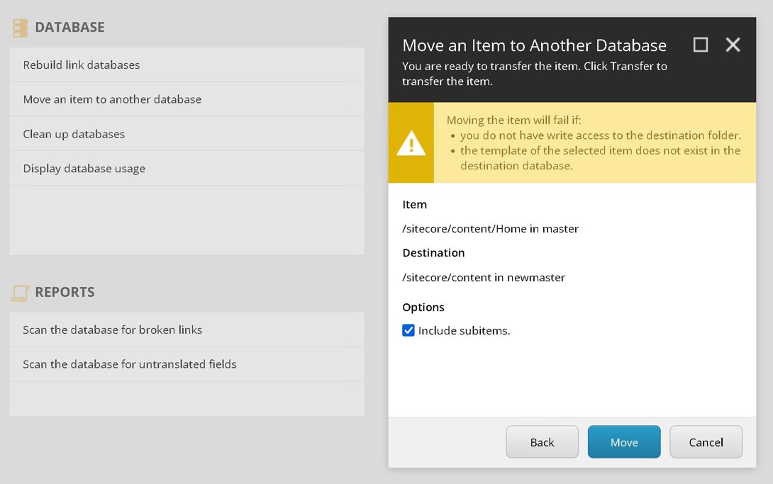 Content Migration while performing an upgrade of Sitecore platform