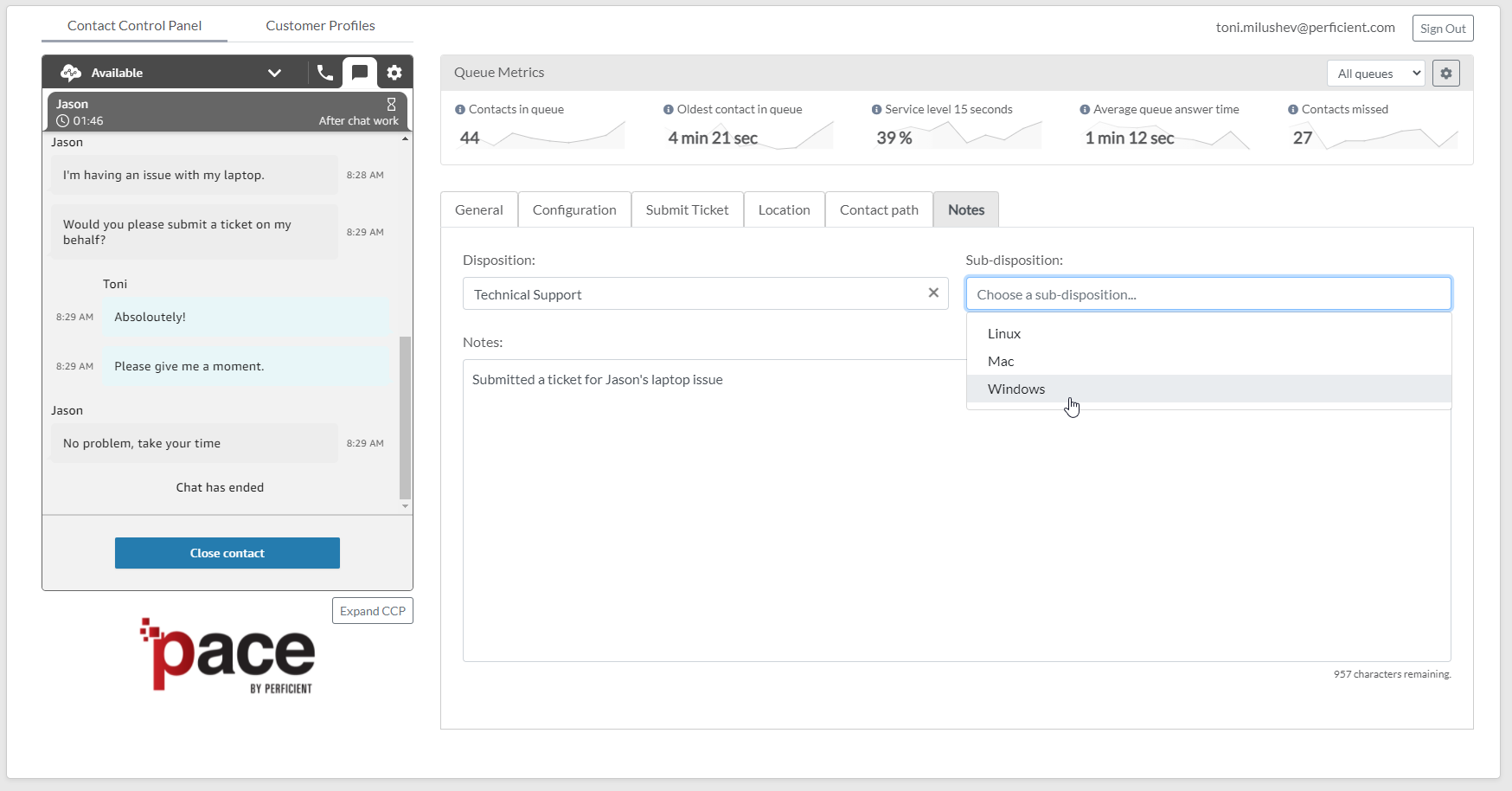 PACE New Features: Meet the New Agent Desktop Experience, Call Notes ...
