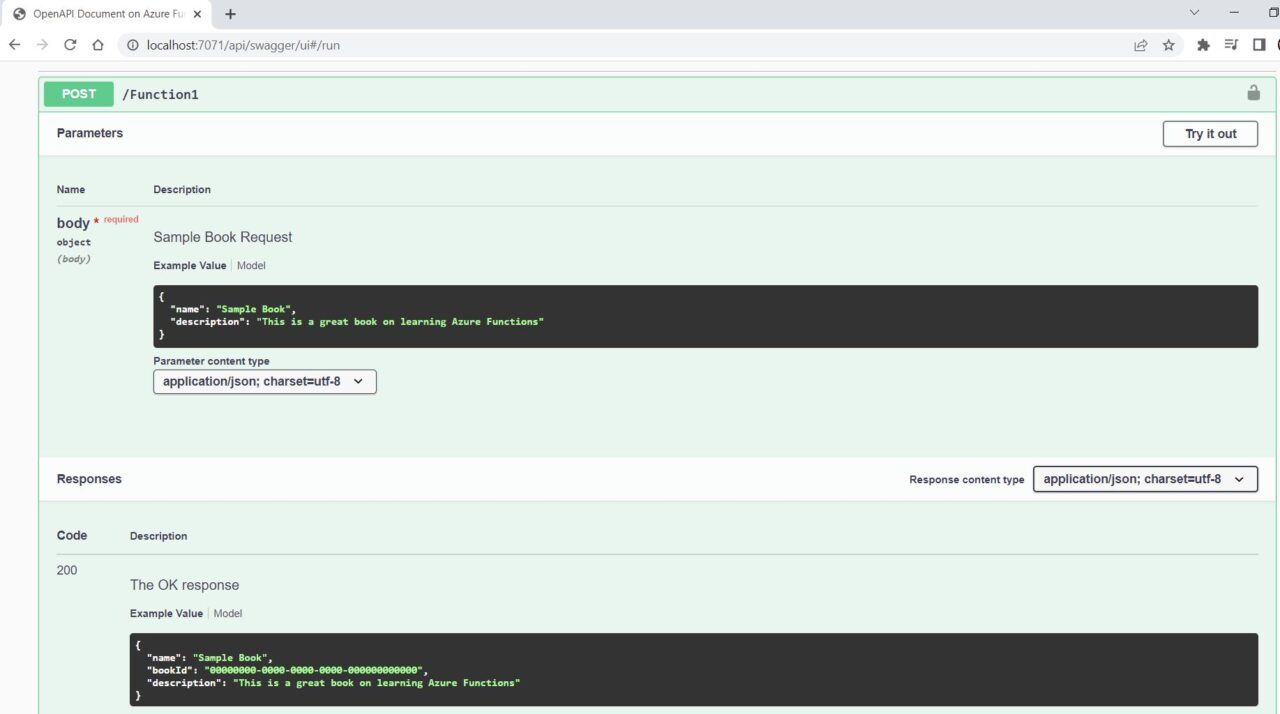 Enabling OpenAPI Specifications for Azure Function / Blogs / Perficient