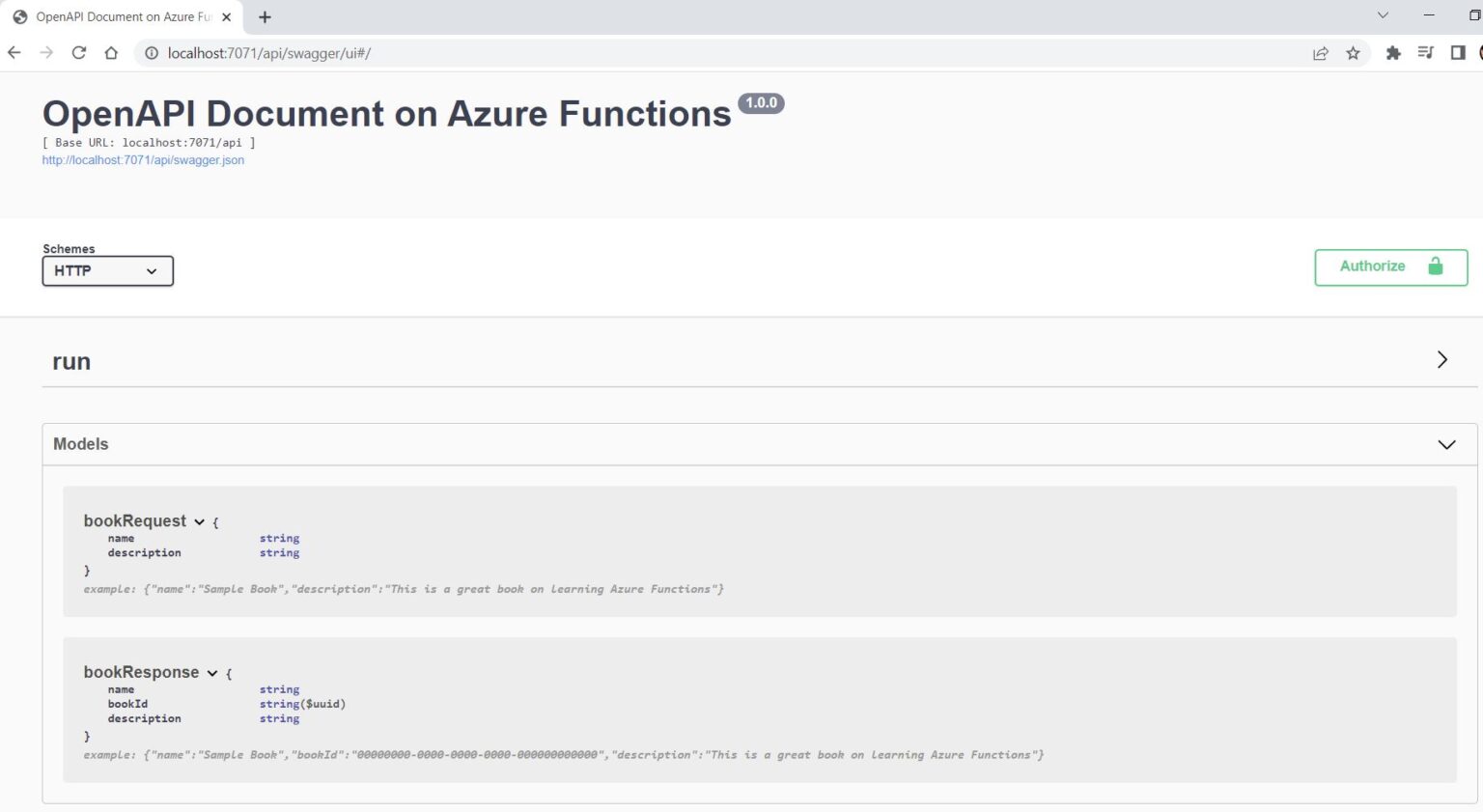 Enabling OpenAPI Specifications for Azure Function / Blogs / Perficient