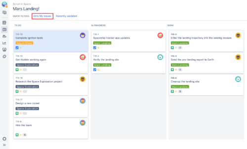 JIRA - Vues, tableaux de bord, JIRA Connect