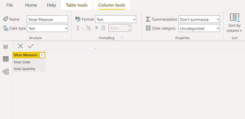 How To Show Multiple Measures In Single Visual From Slicer Selection In 7002