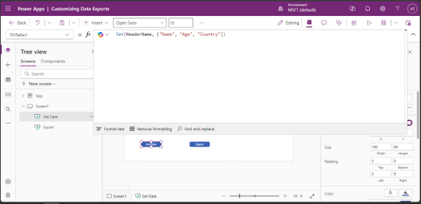 Customizing Data Exports: Dynamic Excel Updates with Power Apps, Power ...