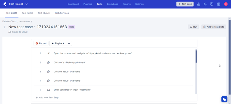 Exploring Katalon Platform Recorder Blogs Perficient