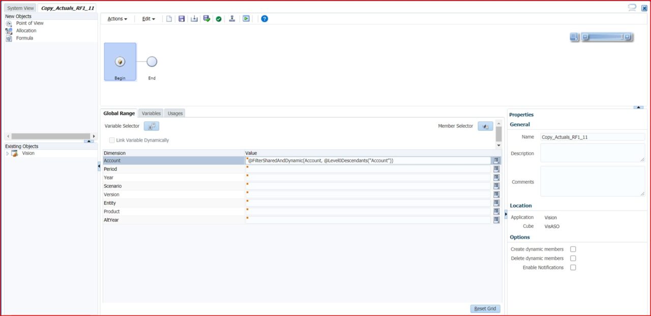 How to Copy Data in PBCS/EPBCS ASO Reporting Cube