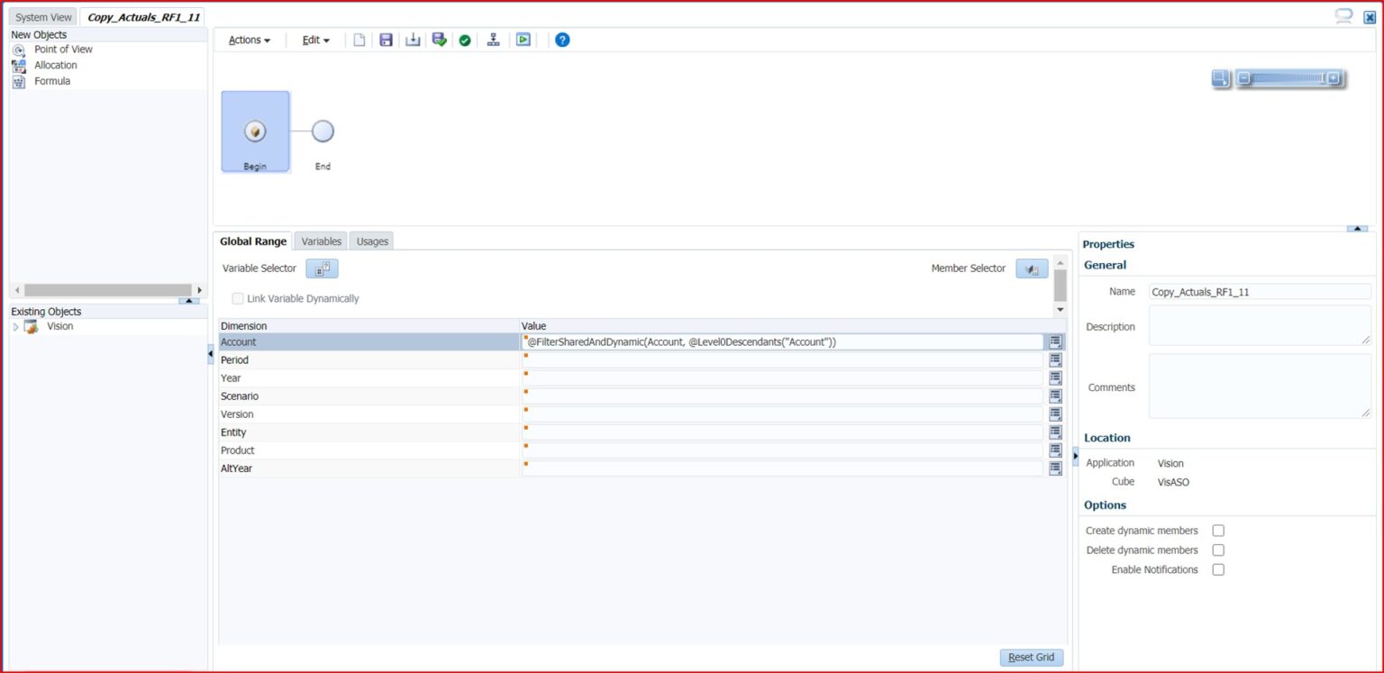 How to Copy Data in PBCS/EPBCS ASO Reporting Cube