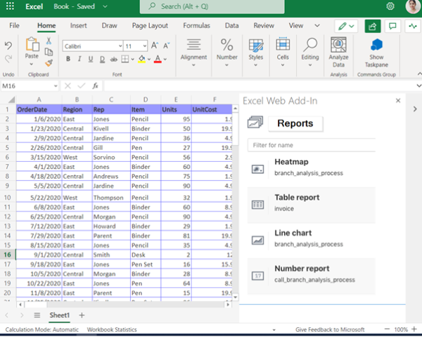Office 365 Add-Ins Integration – Excel Task Pane Add-in / Blogs / Perficient