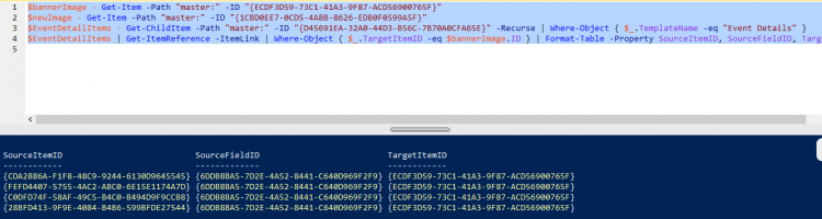Sitecore Powershell 6: Working with Item References / Blogs / Perficient