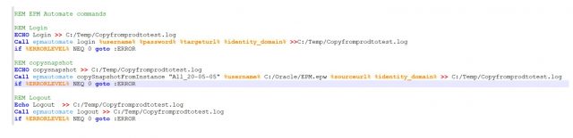 CopySnapshotFromInstance - EPMAutomate Command / Blogs / Perficient