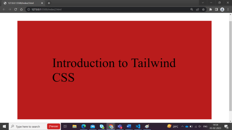Introduction to Tailwind CSS / Blogs / Perficient