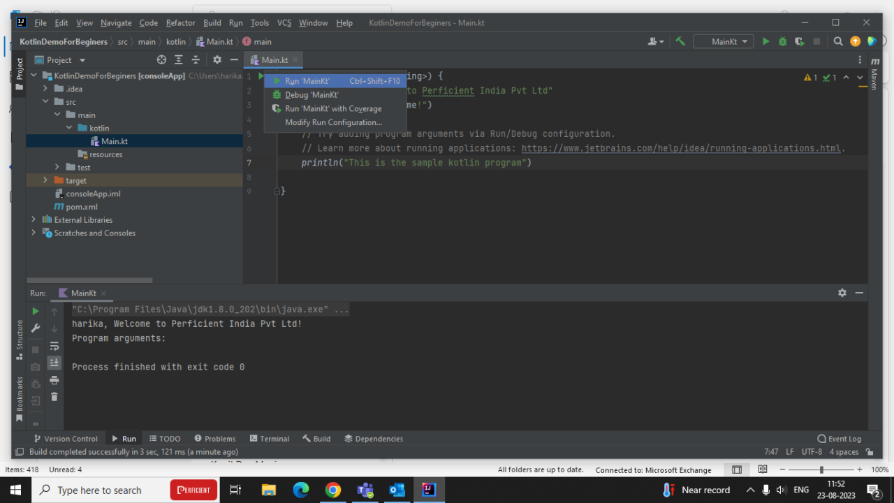 Kotlin Tutorial | Kotlin Programming Language for beginners / Blogs / Perficient/