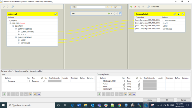 Looping Simple XML Tags using tXMLMap in Talend / Blogs / Perficient