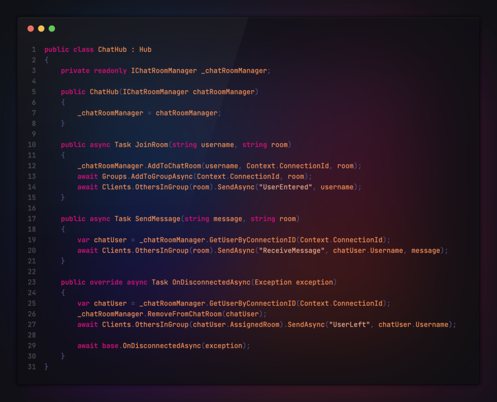 Building A Real Time Aspnet Core Web App With Signalr Part 2 9402