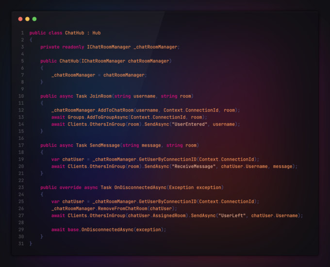 Building A Real Time Aspnet Core Web App With Signalr Part 2 5883