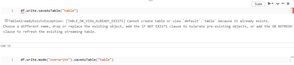 Spark DataFrame: Writing to Tables and Creating Views / Blogs