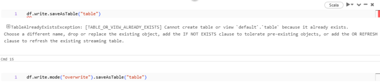 Spark DataFrame: Writing to Tables and Creating Views / Blogs