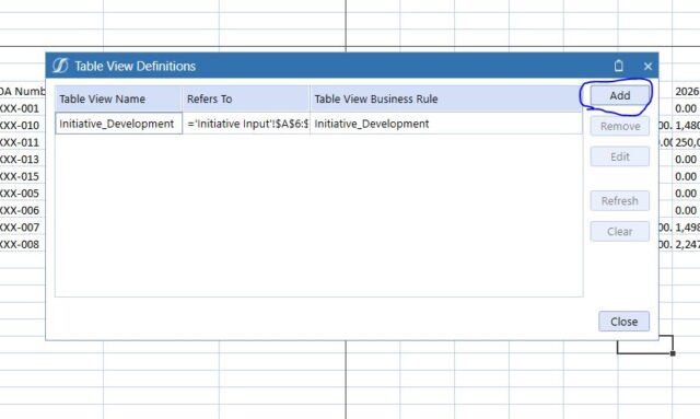Pivot And Submit Data Through A Spreadsheet Using Table Viewer In 3334
