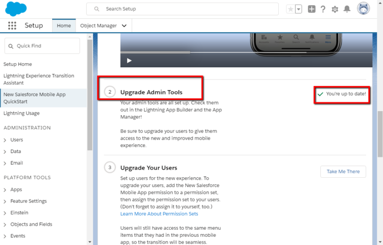 New Salesforce Mobile Application Configure And Customization