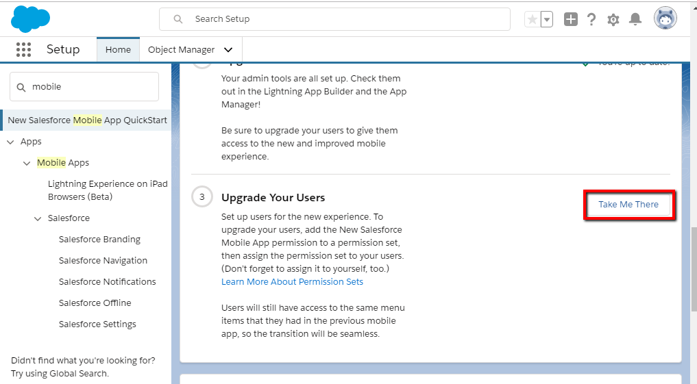New Salesforce Mobile Application Configure And Customization