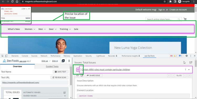 Execution Of Axe Tool In Accessibility Testing Blogs Perficient
