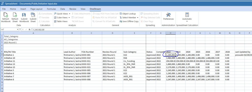 Pivot And Submit Data Through A Spreadsheet Using Table Viewer In Onestream Blogs Perficient