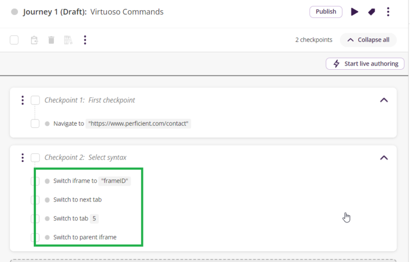 Using Virtuoso Commands / Blogs / Perficient