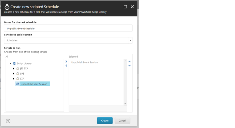 Create A Scheduled Task To Run Powershell Script With Sitecore Task
