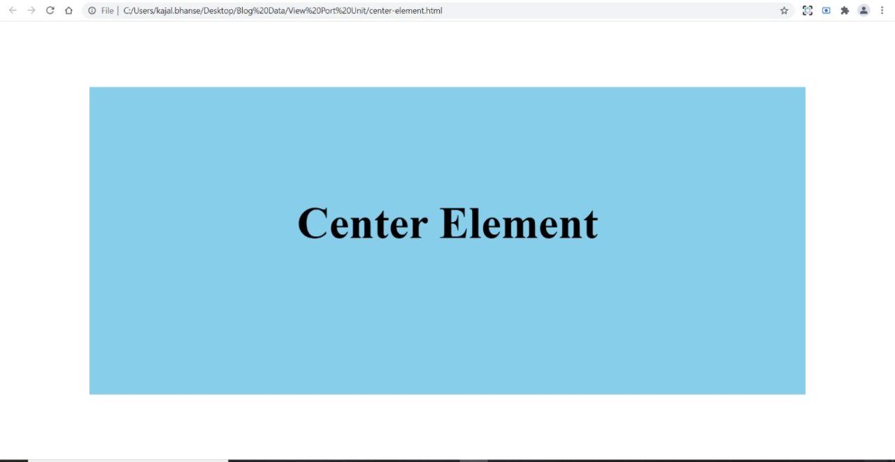 How to Understand Viewport Units(VW & VH) in CSS