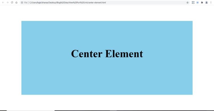 How to Understand Viewport Units(VW & VH) in CSS
