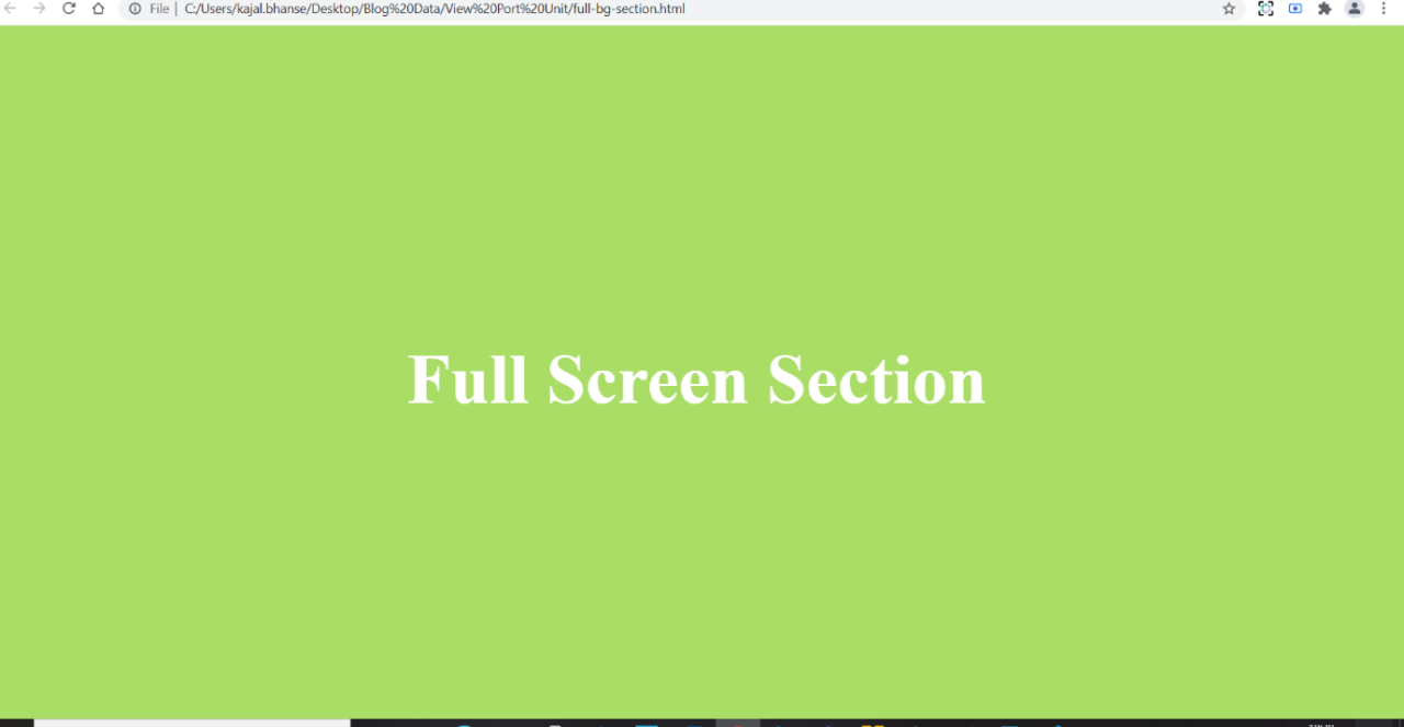 How to Understand Viewport Units(VW & VH) in CSS