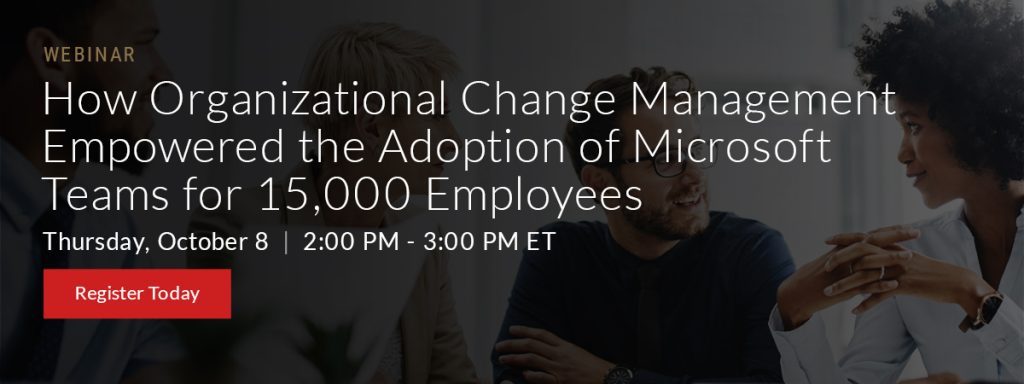 [Invite] Implement Microsoft Teams with Organizational Change ...