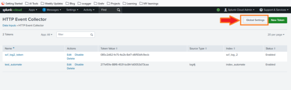Sending Data to Splunk Cloud Using HTTP Event Collector (HEC) / Blogs / Perficient