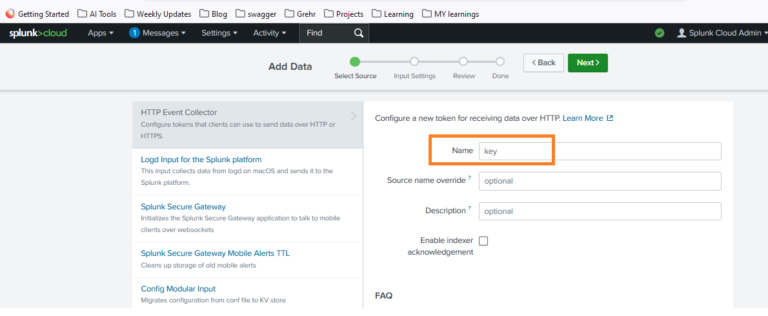 Sending Data to Splunk Cloud Using HTTP Event Collector (HEC) / Blogs ...