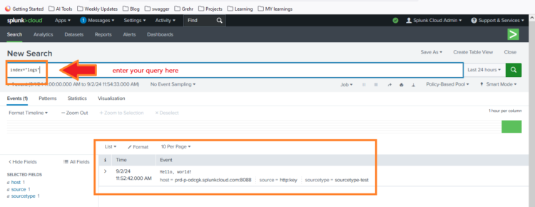 Sending Data to Splunk Cloud Using HTTP Event Collector (HEC) / Blogs ...