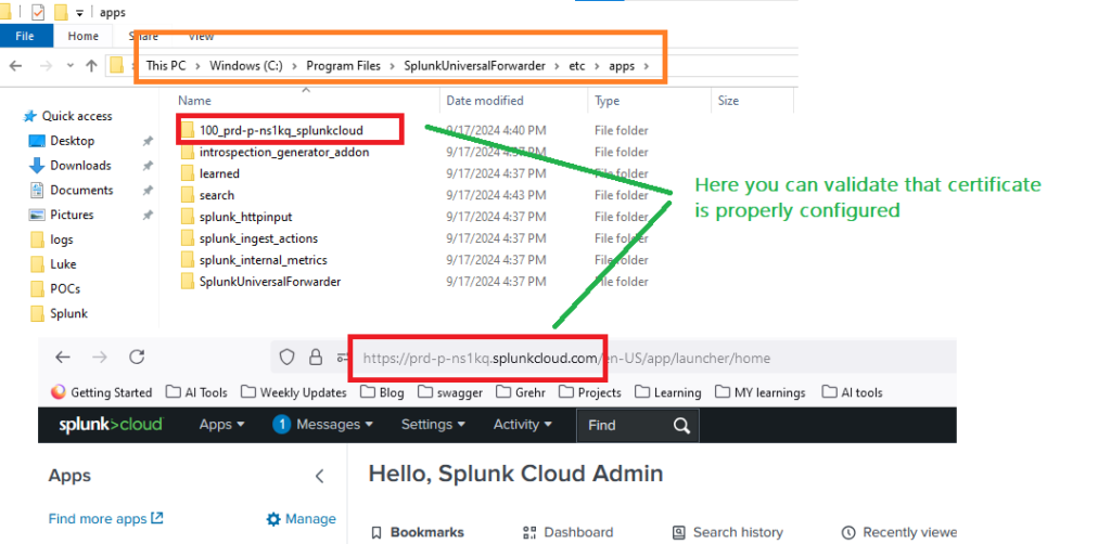 Sending Real-Time Logs to Splunk Cloud Using Universal Forwarder / Blogs / Perficient