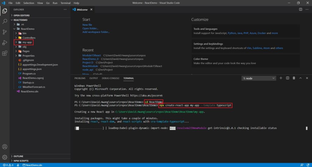 How To Set Up .NET Core Web App With React & TypeScript / Blogs ...