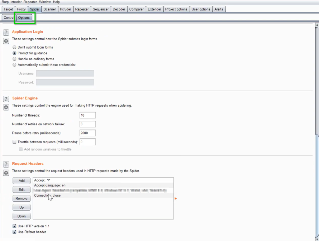 Testing with Burp Suite's Spider / Blogs / Perficient